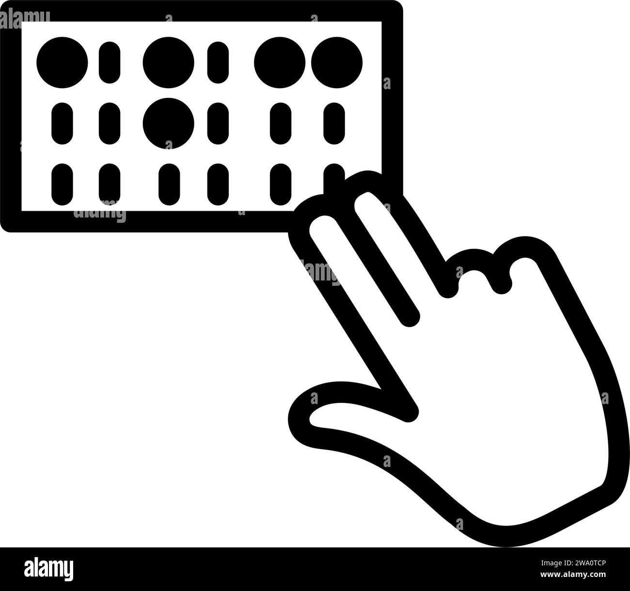 braille language learning Stock Vector Image & Art - Alamy