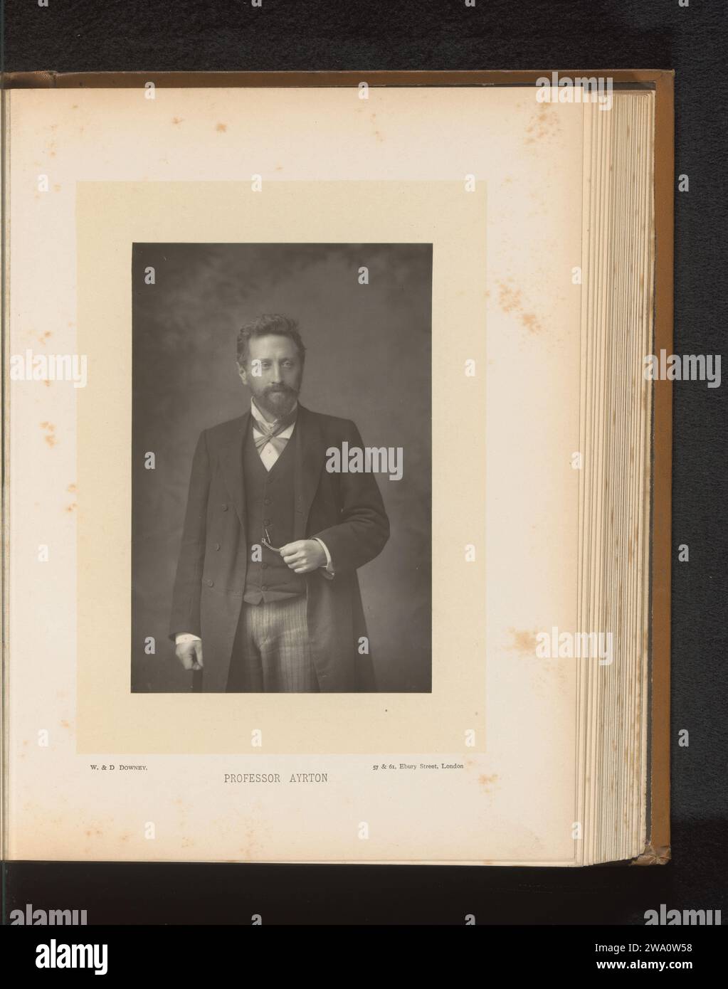 Portret van William Edward Ayrton, William & Daniel Downey, c. 1883 ...