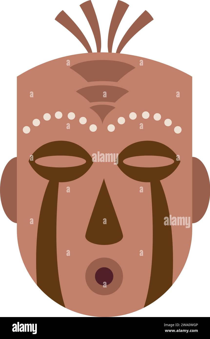nigerian mask tribal Stock Vector Image & Art - Alamy