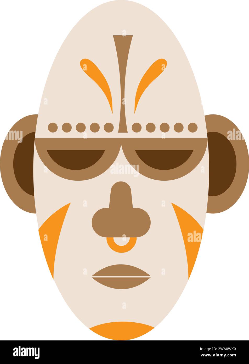 nigerian mask traditional Stock Vector Image & Art - Alamy