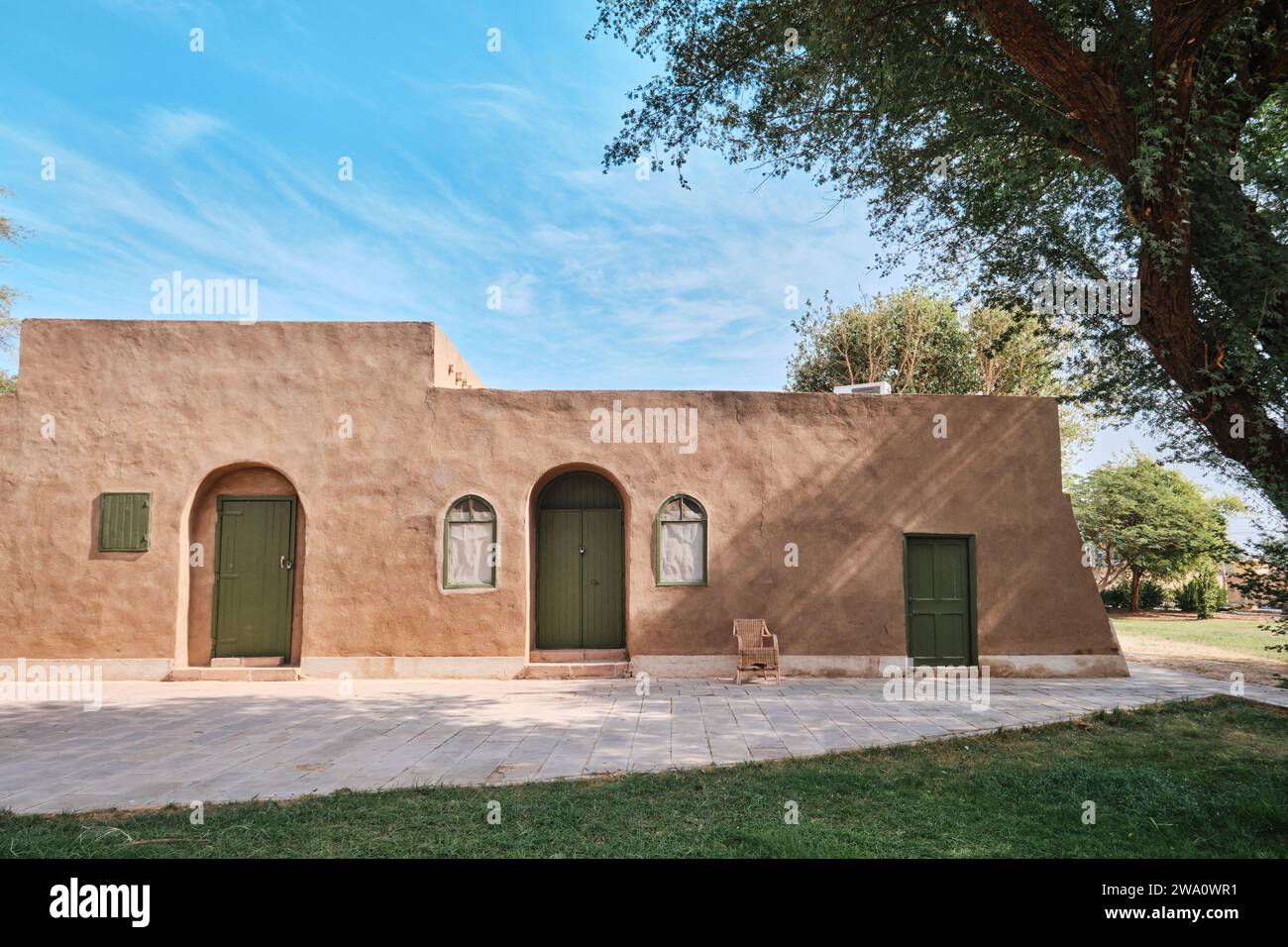 Luxor, Egypt - December 26 2023: House of archaeologist Howard Carter ...