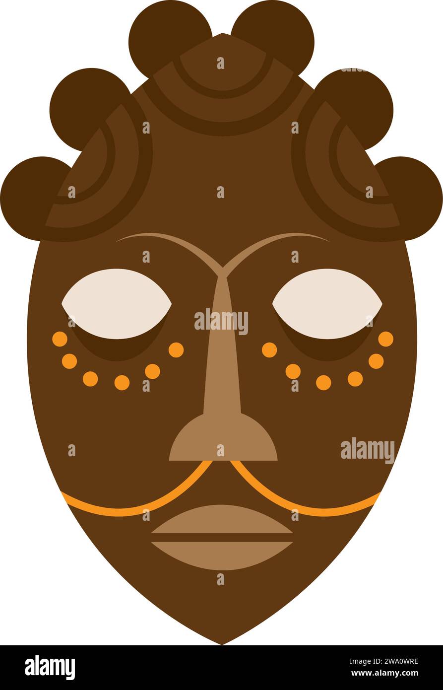 nigerian mask ceremonial Stock Vector Image & Art - Alamy