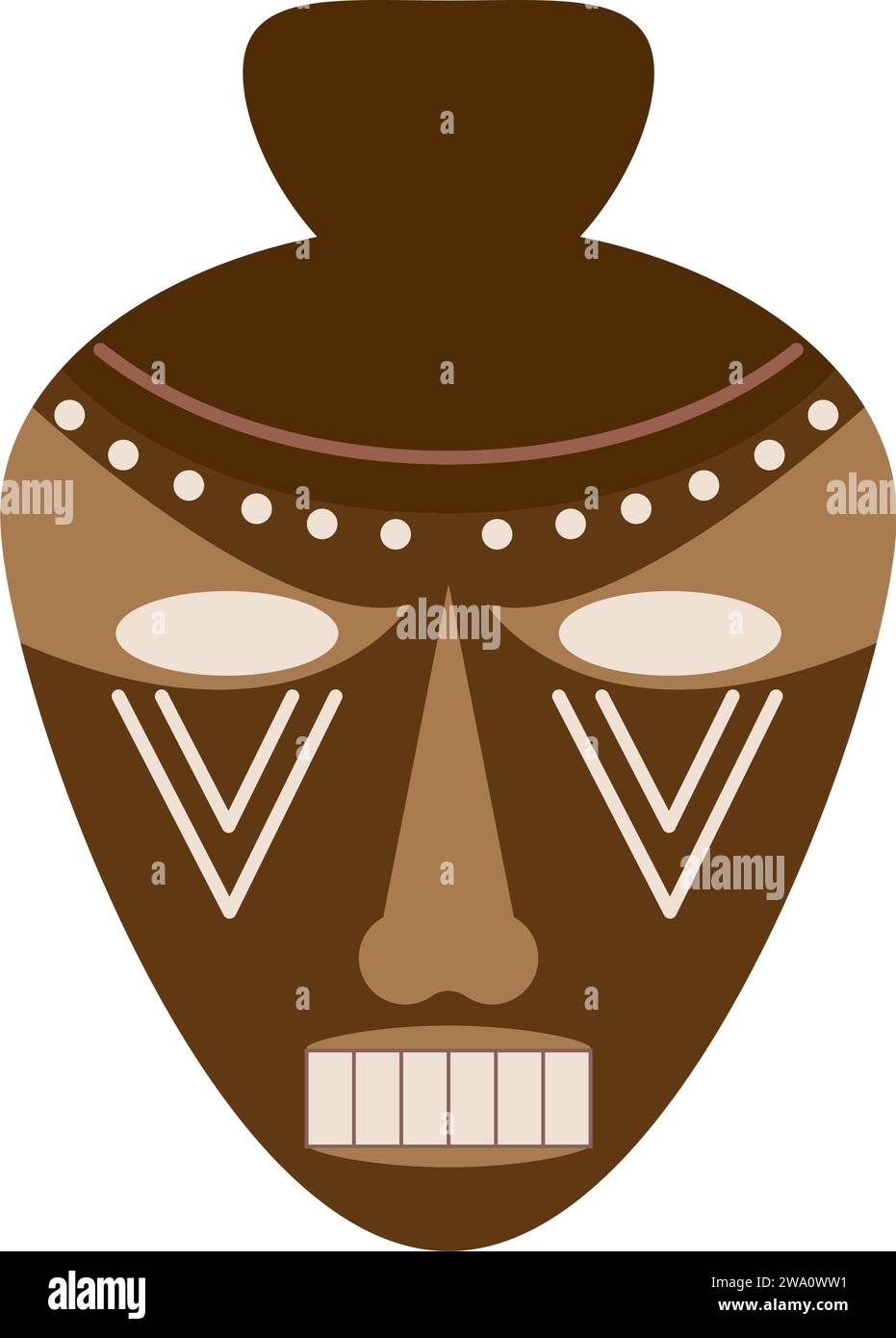 nigerian mask ancient Stock Vector Image & Art - Alamy