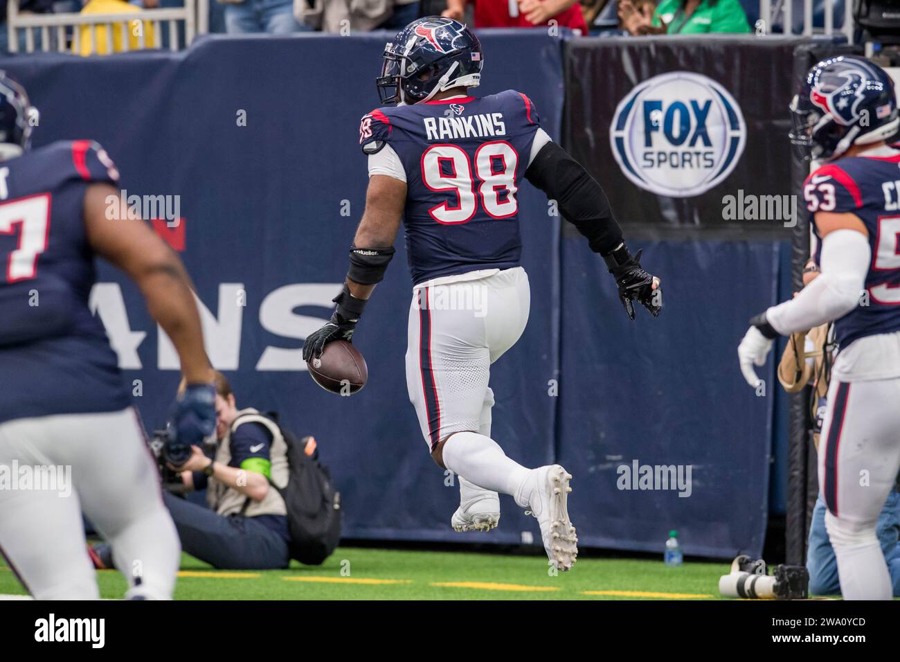 Houston, TX, USA. 31st Dec, 2023. Houston Texans defensive tackle ...