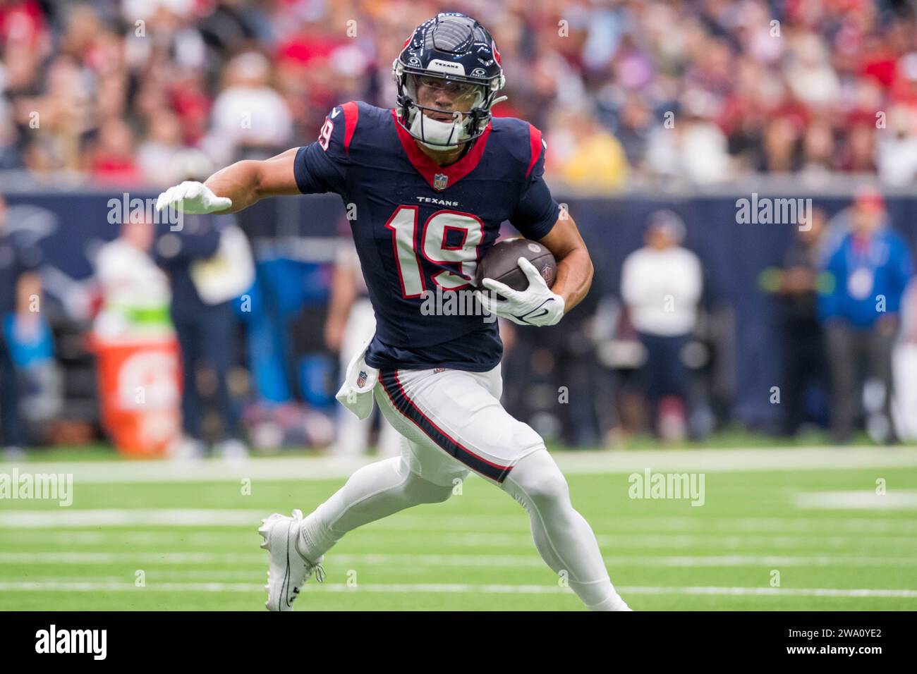 Houston, TX, USA. 31st Dec, 2023. Houston Texans wide receiver Xavier ...