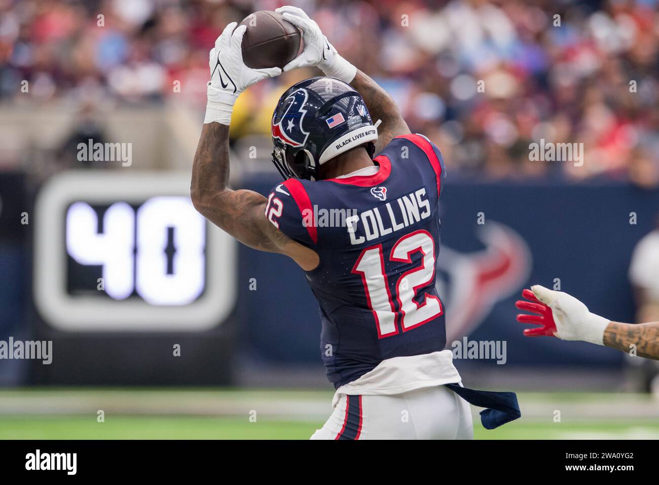 Houston, TX, USA. 31st Dec, 2023. Houston Texans wide receiver Nico ...