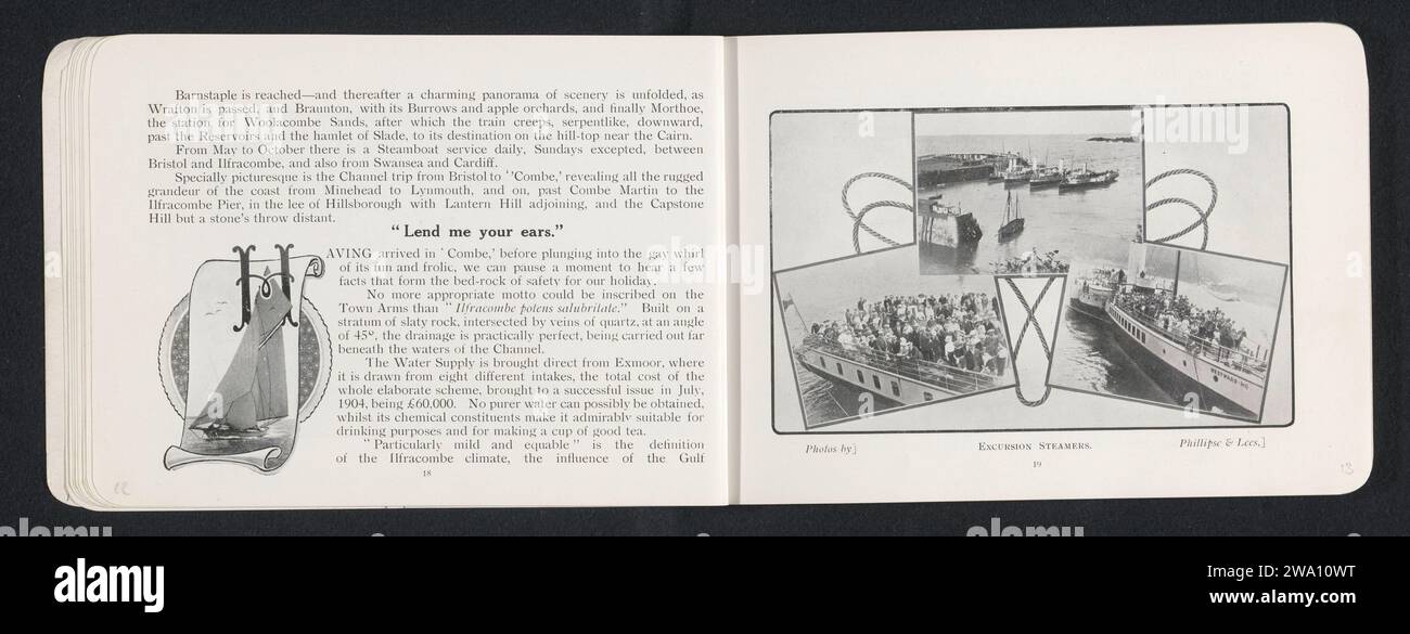 Sailing ship in Ilfracombe, Anonymous, c. 1900 - c. 1920 ...