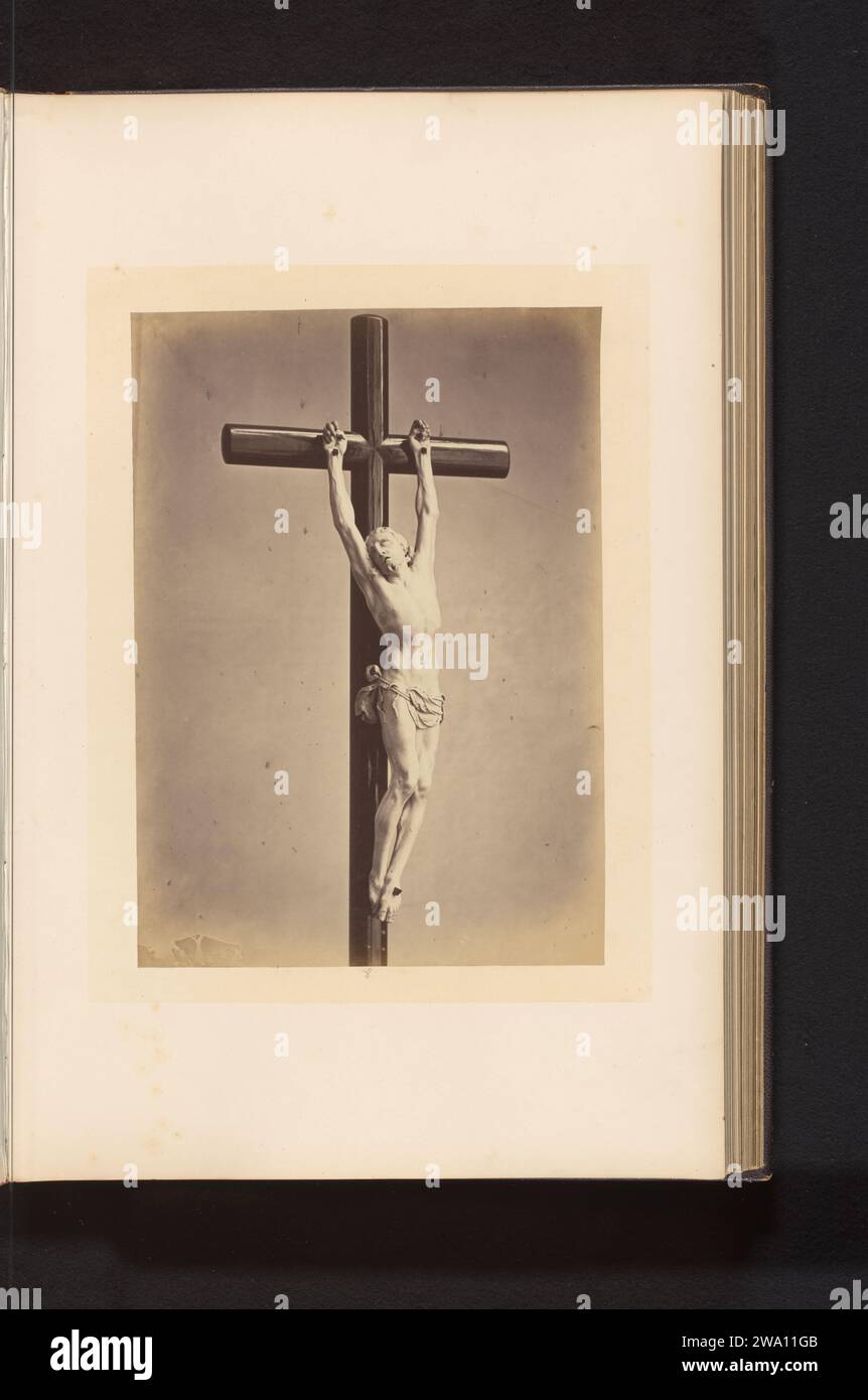 Crucifix of ivory from the episcopal chapel in Ghent, prepared at an ...