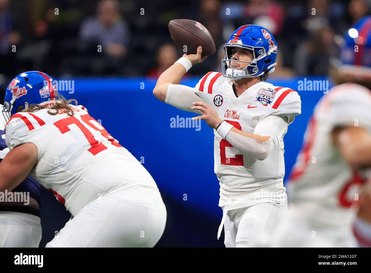 ATLANTA, GA - DECEMBER 30: Mississippi Rebels starting quarterback ...