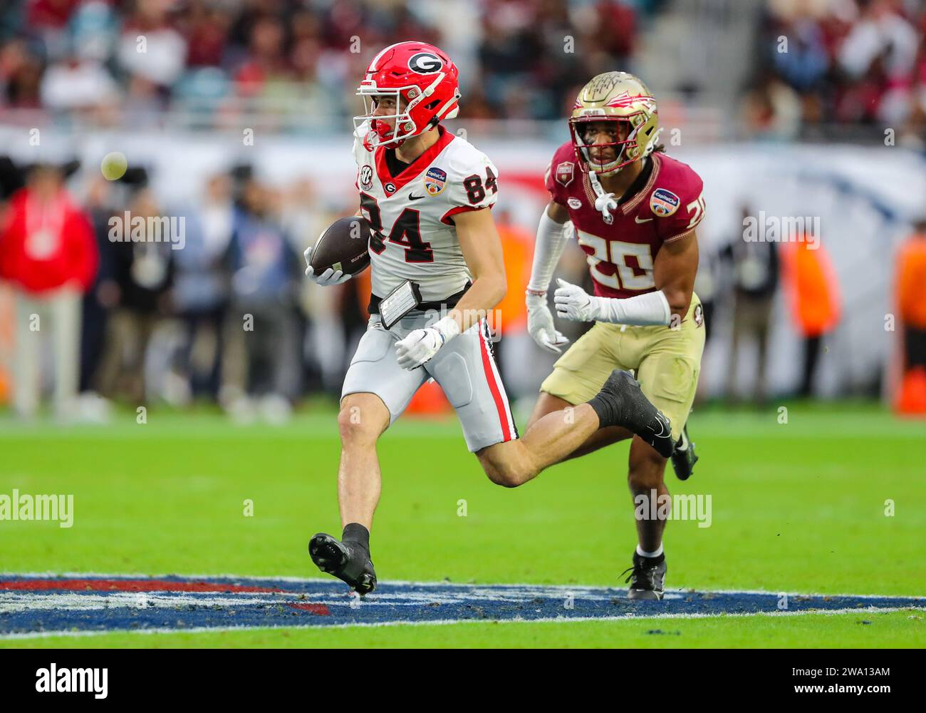 December 30, 2023:.Georgia Bulldogs wide receiver Ladd McConkey (84 ...