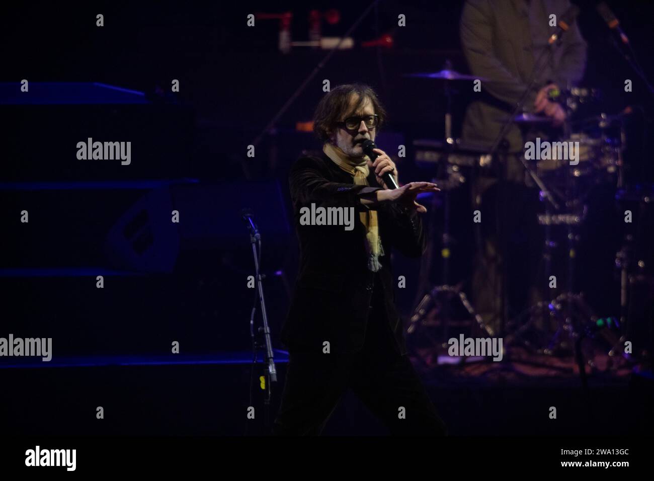 Edinburgh, UK. 31st Dec, 2023. Pulp performs on stage at Princess ...