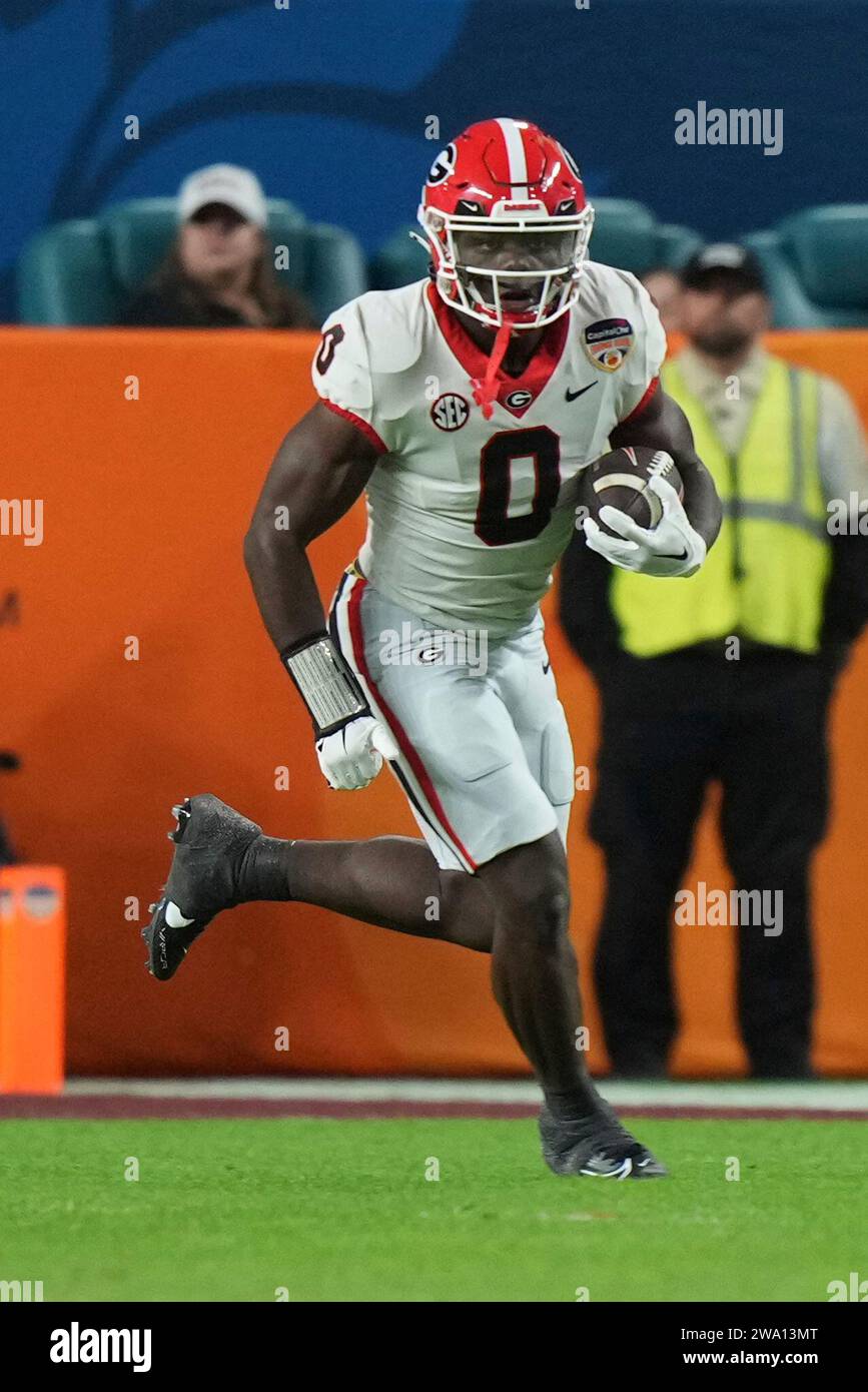 MIAMI GARDENS, FL - DECEMBER 30: Georgia Bulldogs running back Roderick ...