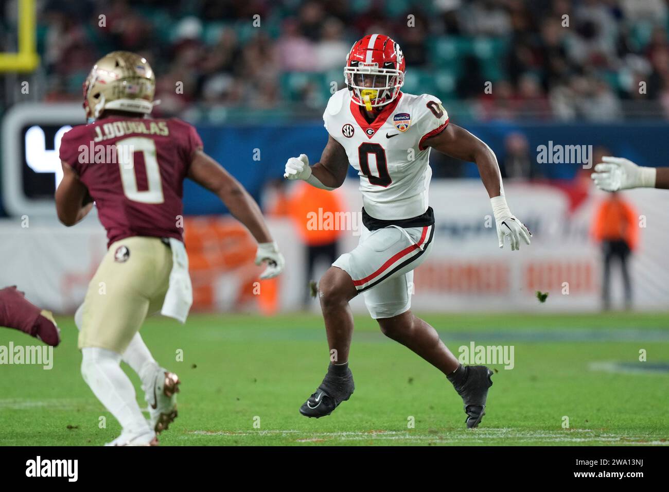 MIAMI GARDENS, FL - DECEMBER 30: Georgia Bulldogs linebacker Troy ...