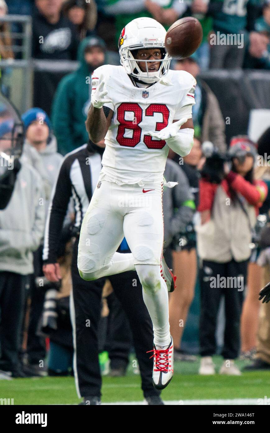 Arizona Cardinals wide receiver Greg Dortch (83) with the catch during ...