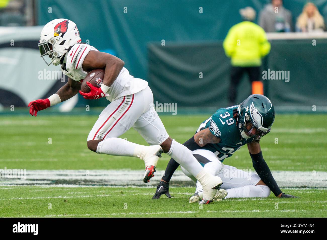 Arizona Cardinals running back Michael Carter (22) in action against ...
