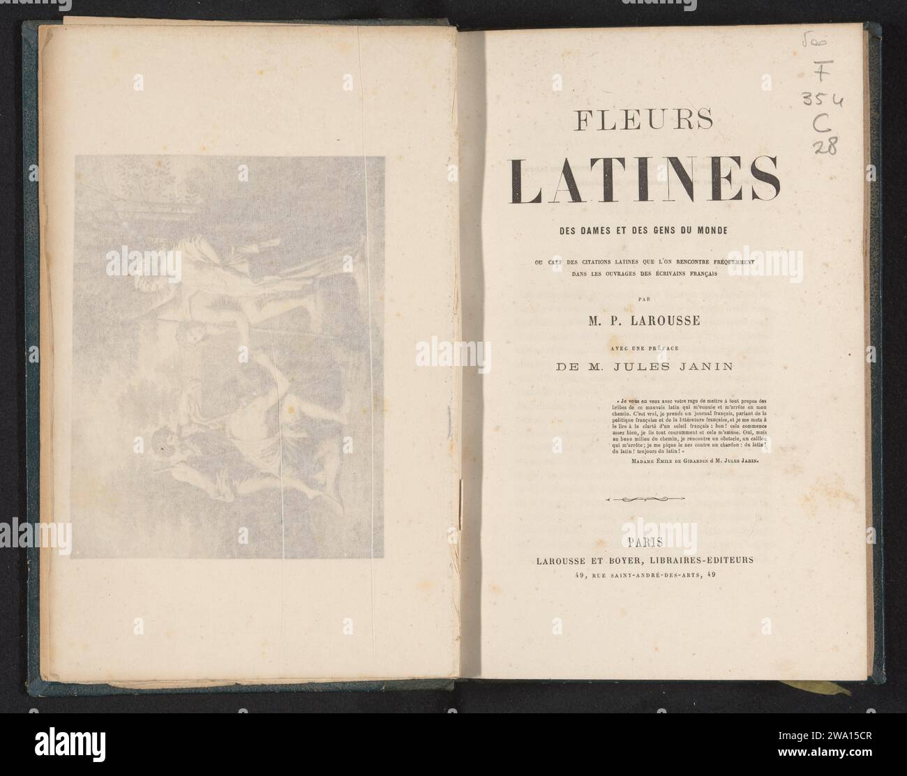 Latin flowers of the ladies and people of the world, Pierre Larousse ...