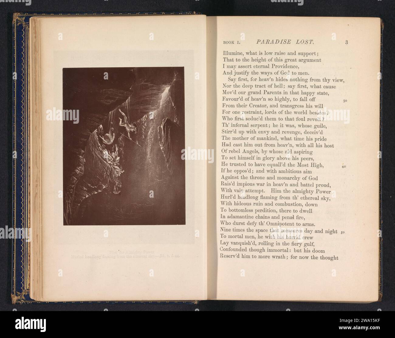 Photo production of a print, representing the fall of Satan, Anonymous ...