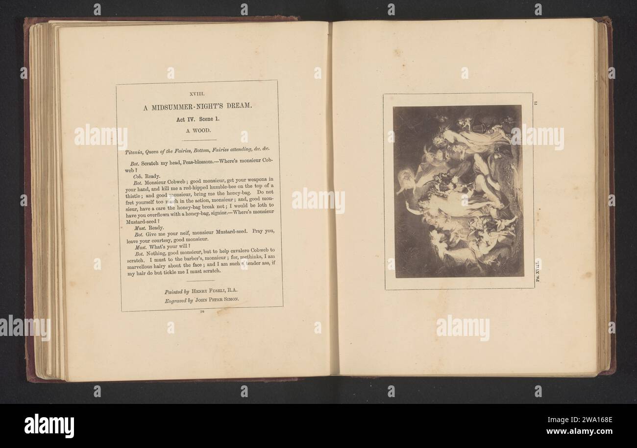 Photo production from a print to a painting by Johann Heinrich Füssli ...