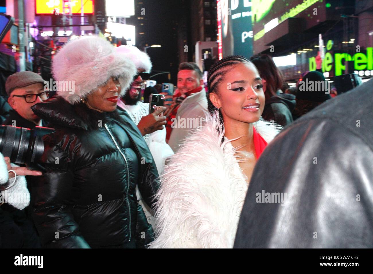 New York, USA. New York, USA. 31st Dec, 2023. (NEW) Tyla Performs at ...