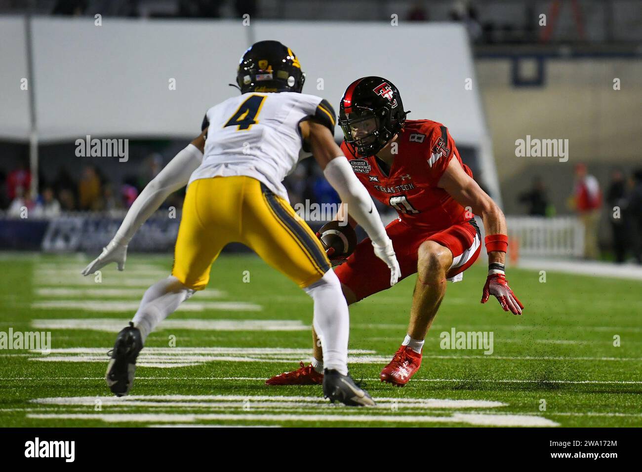 Shreveport, LA, USA. 16th Dec, 2023. Texas Tech wide receiver Coy Eakin ...