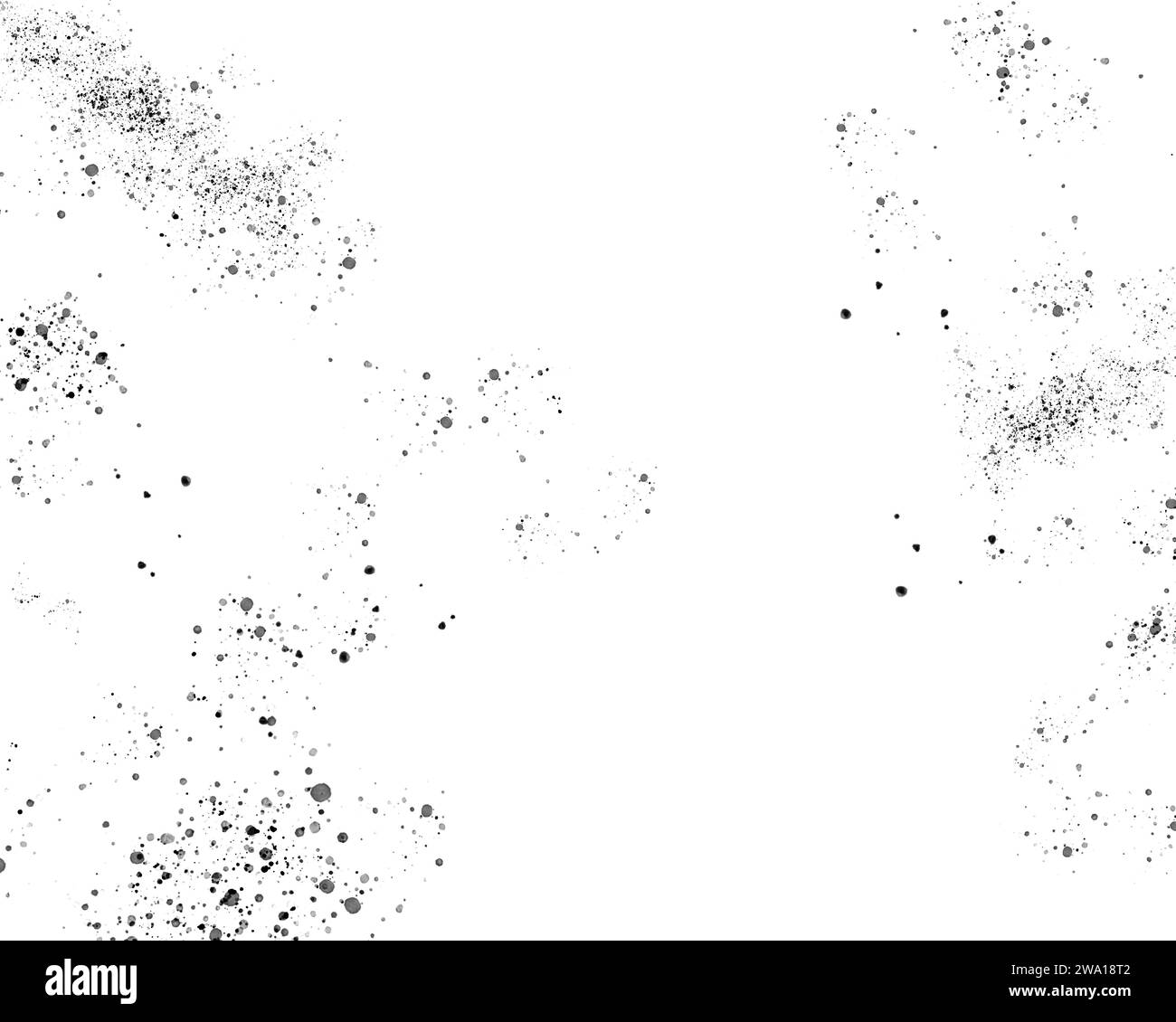 Abstract ink splatter on white background Stock Photo - Alamy