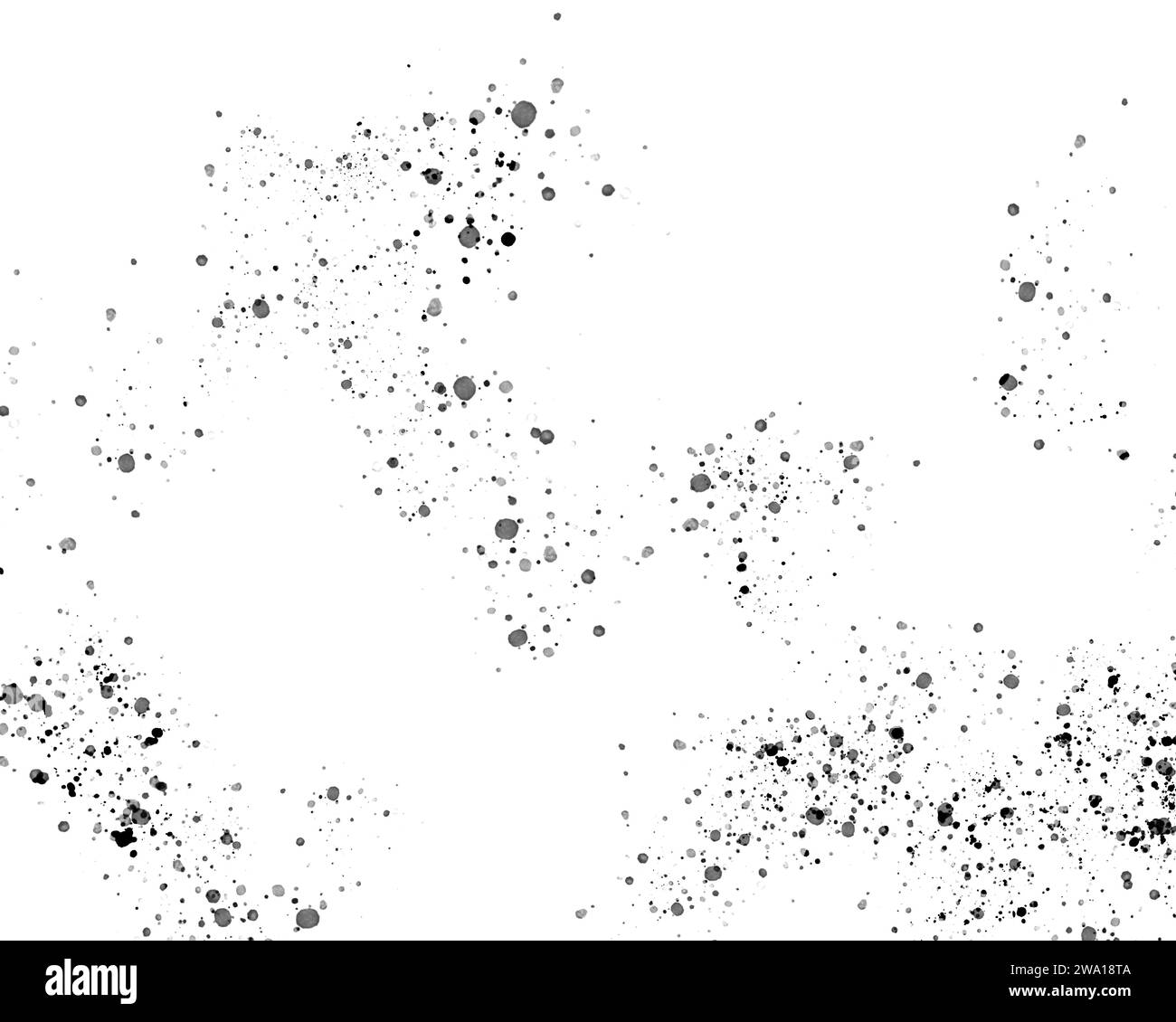 Abstract ink splatter on white background Stock Photo - Alamy