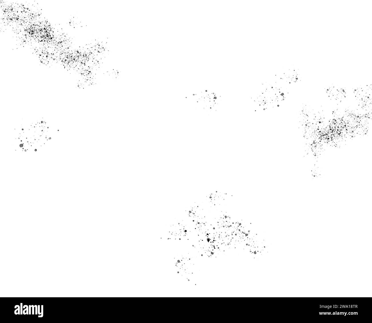 Abstract ink splatter on white background Stock Photo - Alamy