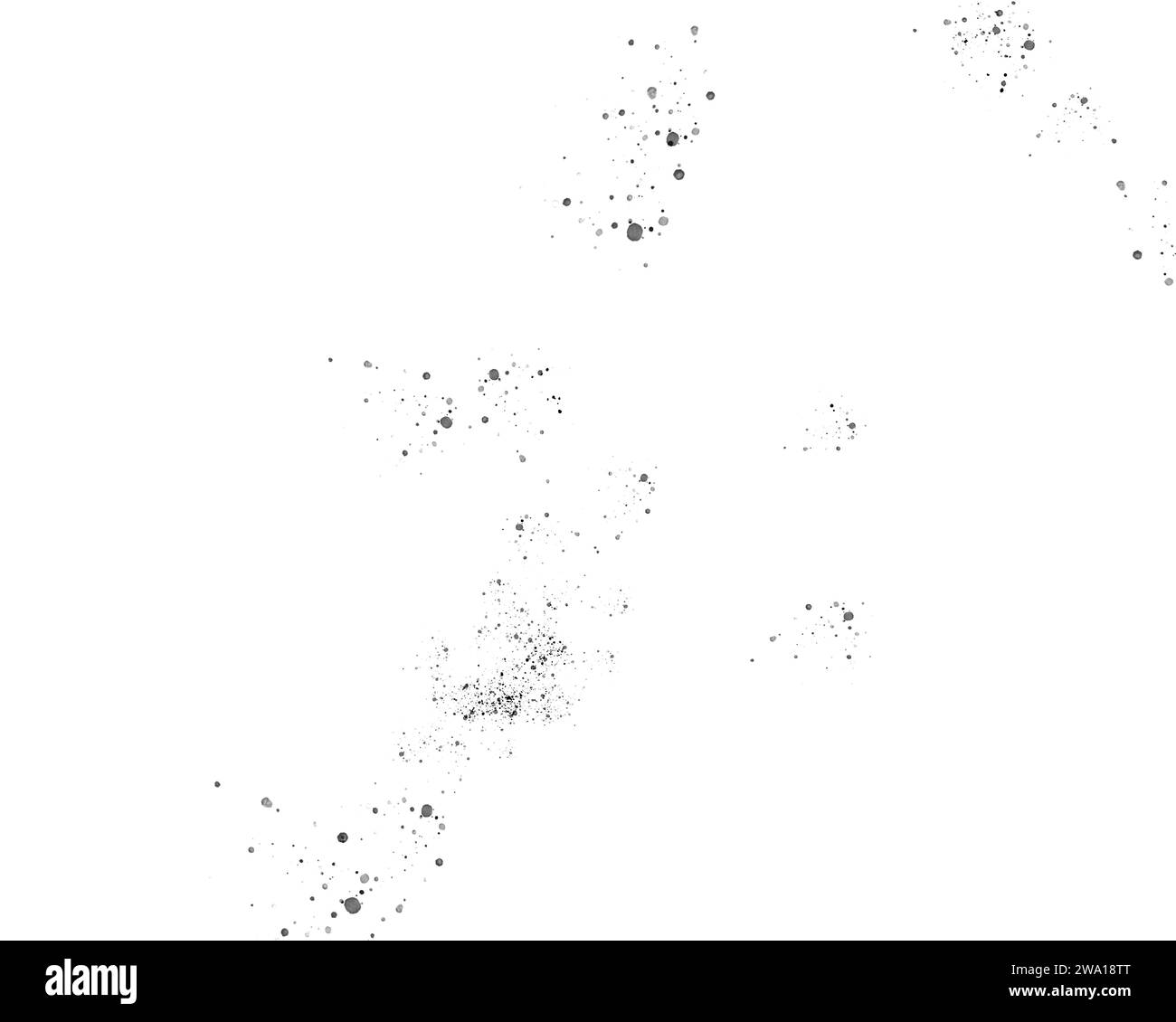 Abstract ink splatter on white background Stock Photo - Alamy