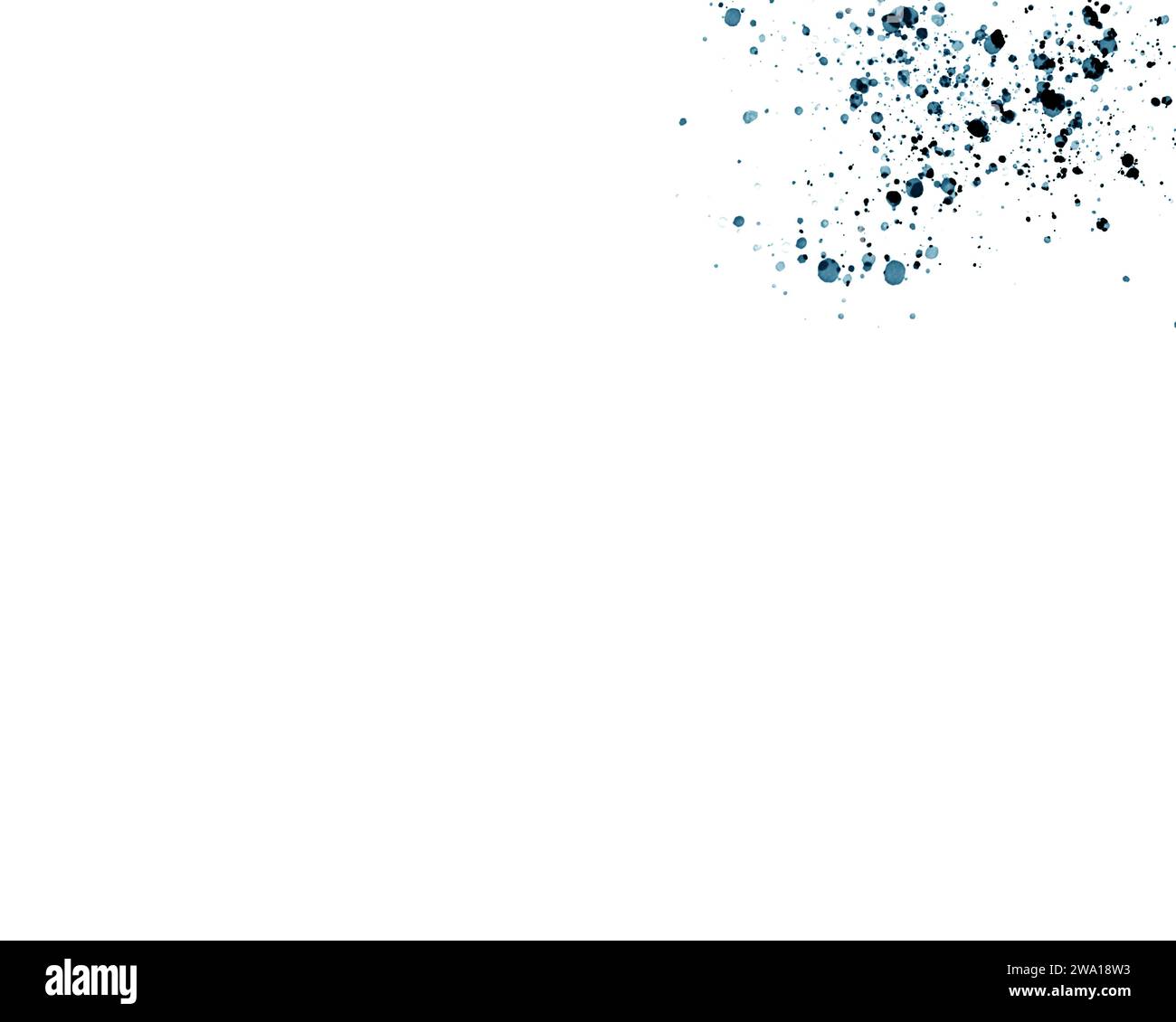 Abstract ink splatter on white background Stock Photo - Alamy