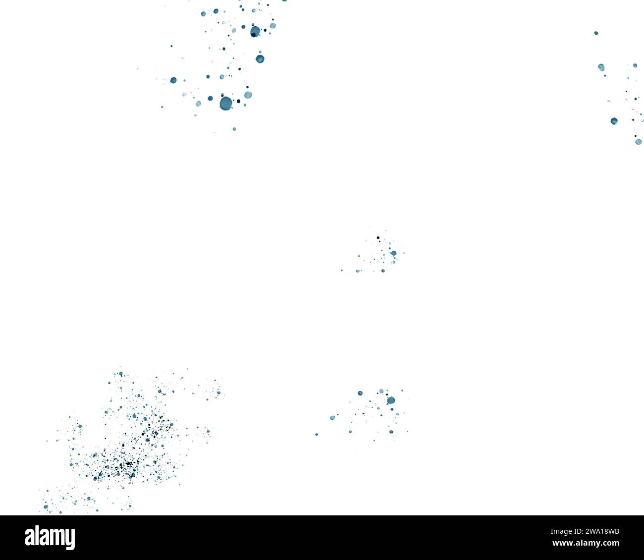 Abstract ink splatter on white background Stock Photo - Alamy