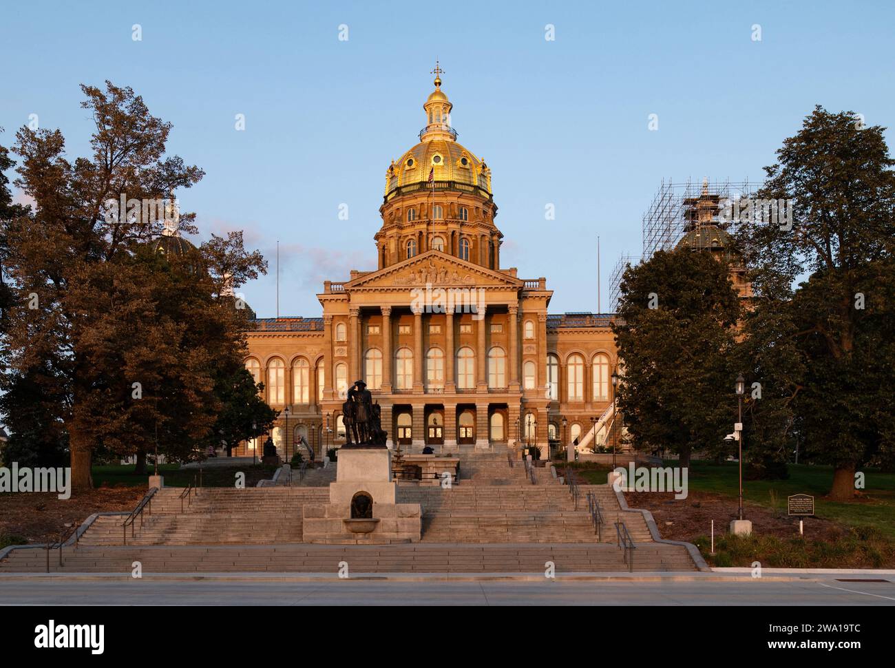 Iowa State Capitol, Des Moines, Architectural Views Stock Photo - Alamy