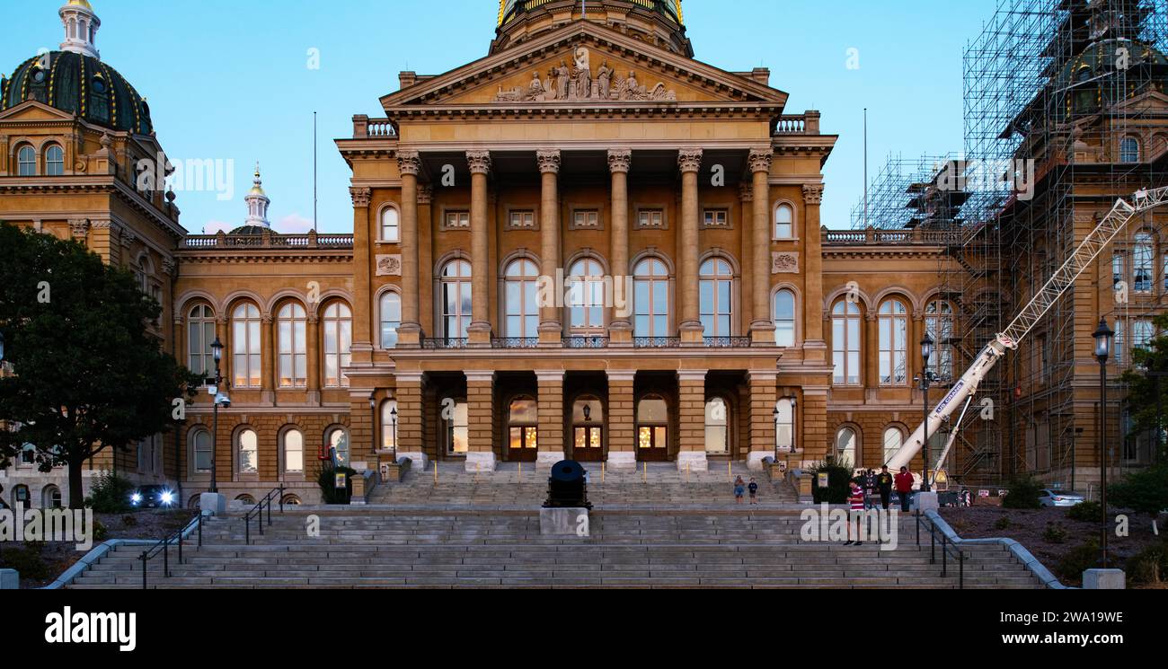 Iowa State Capitol, Des Moines, Architectural Views Stock Photo - Alamy