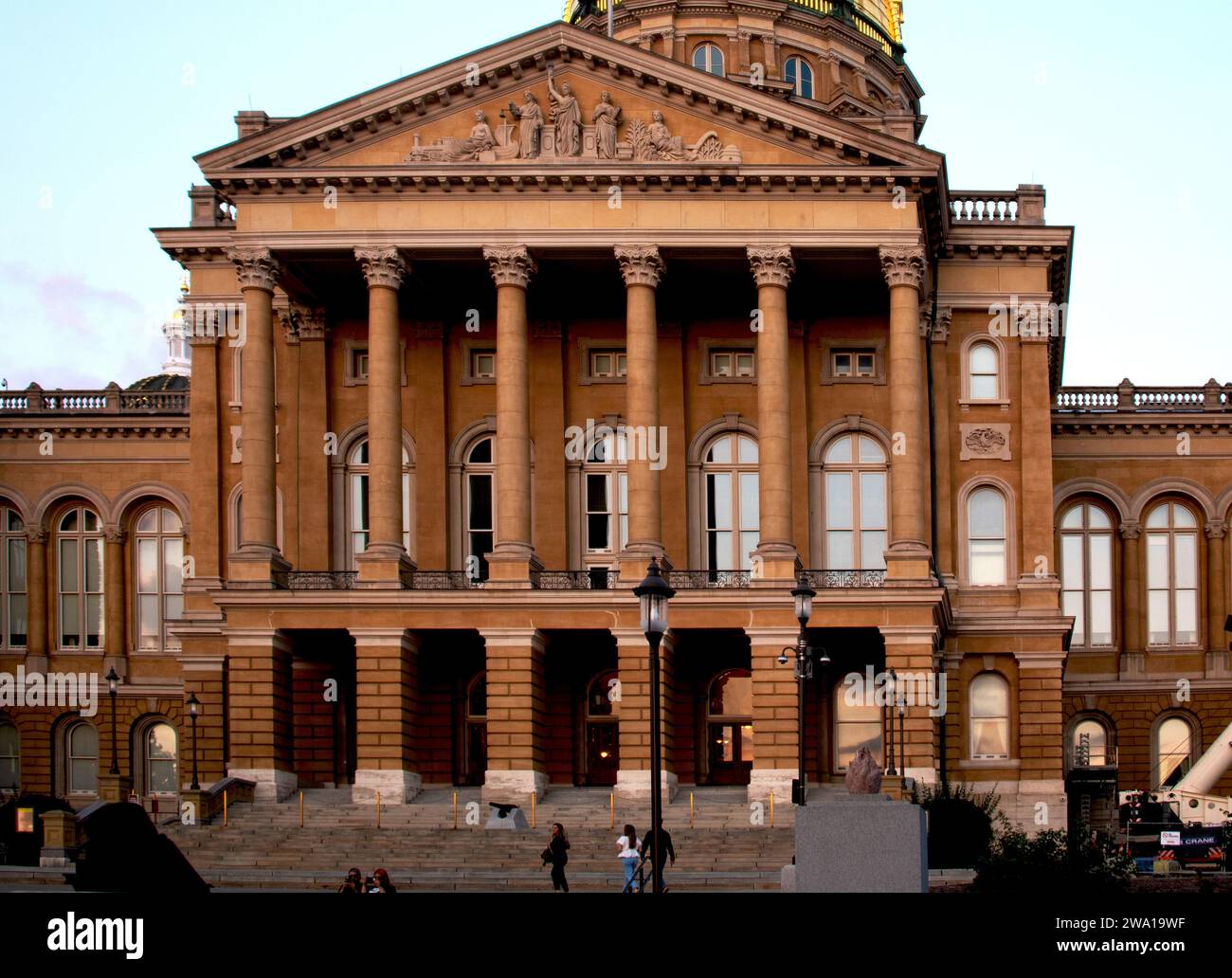 Iowa State Capitol, Des Moines, Architectural Views Stock Photo - Alamy