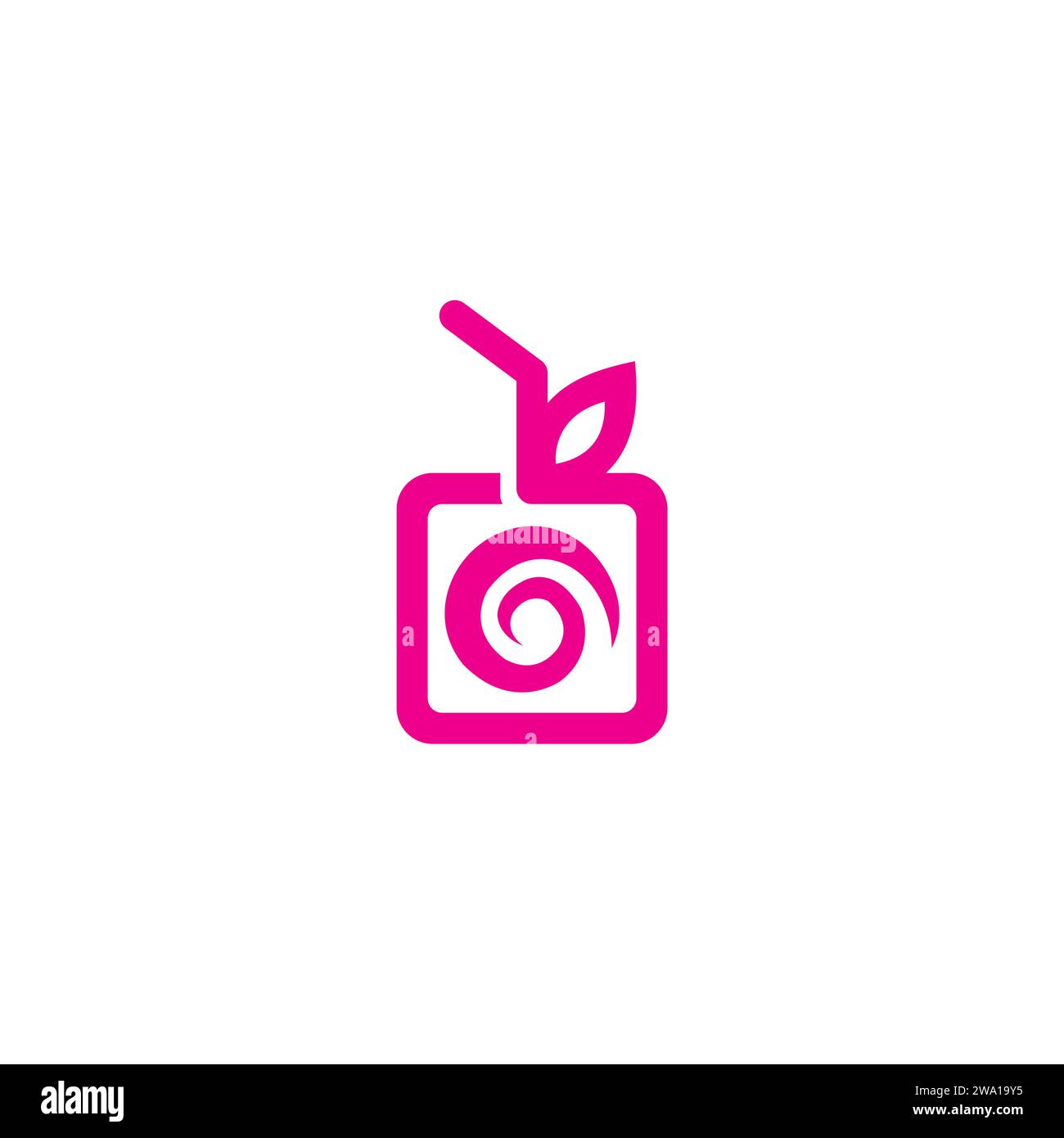 Orange Juice Cocktail Icon Cut Out Stock Images And Pictures Alamy