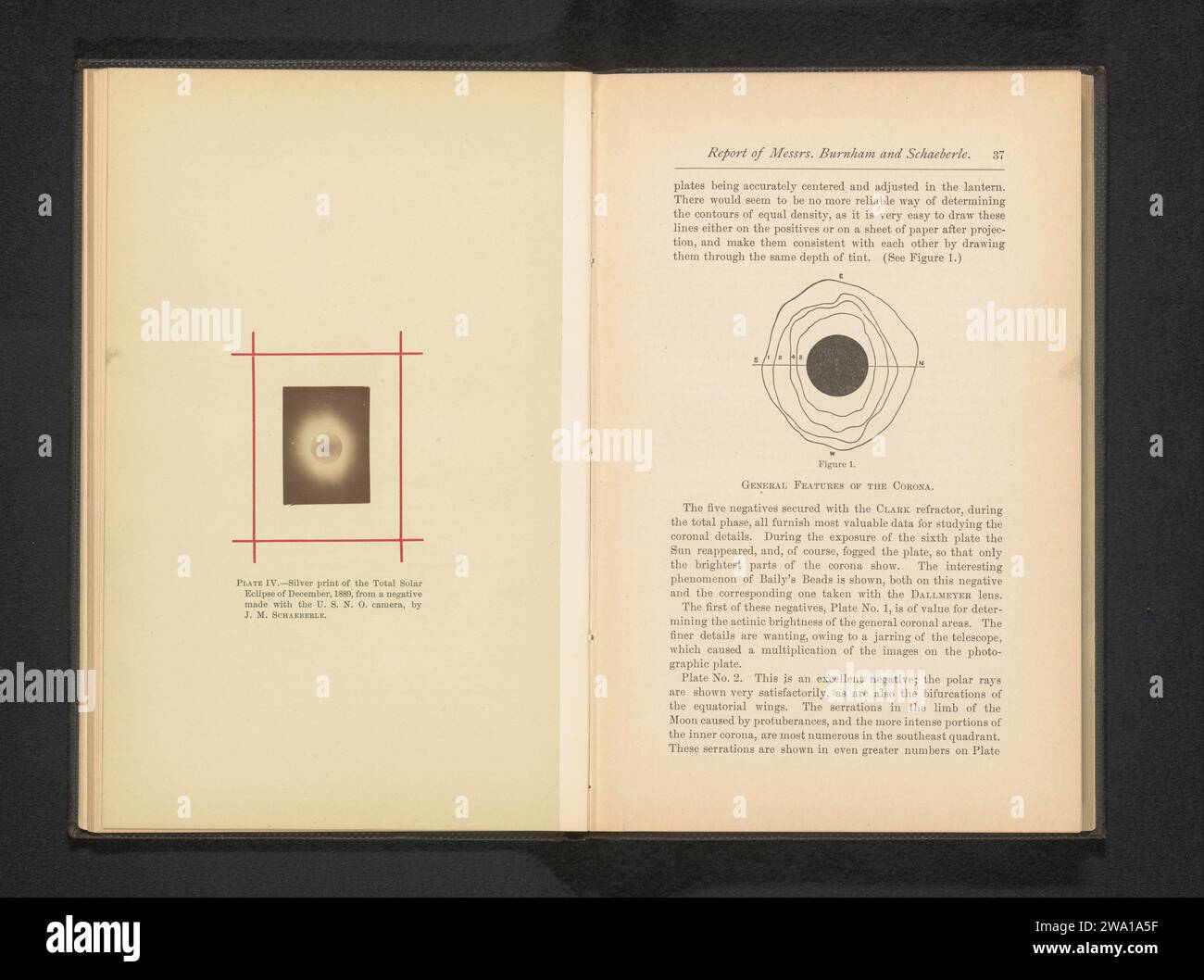 Solar eclipse on December 22, 1889, John Martin Schaeberle, 1889 ...