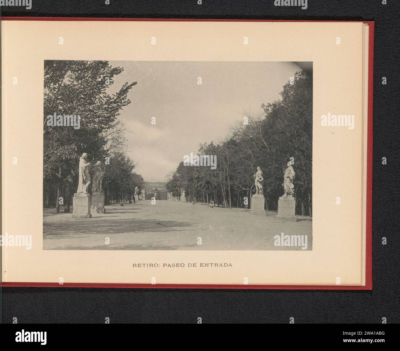View of a avenue in the Parque del Buen Retiro in Madrid, Hauser Y ...
