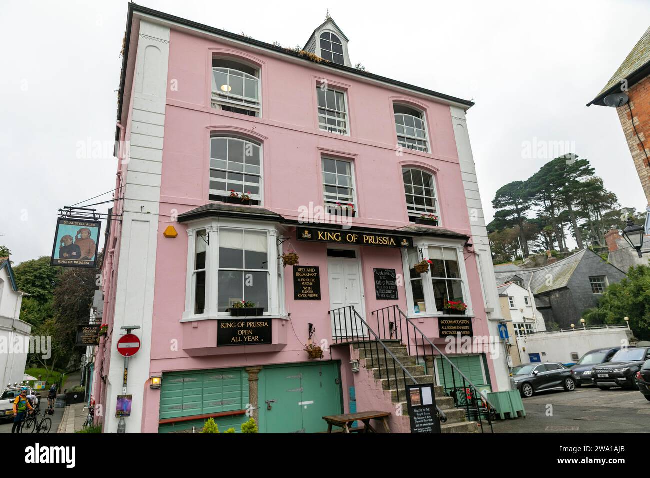 Fowey Cornwall King of Prussia bed and breakfast accommodation and bar ...