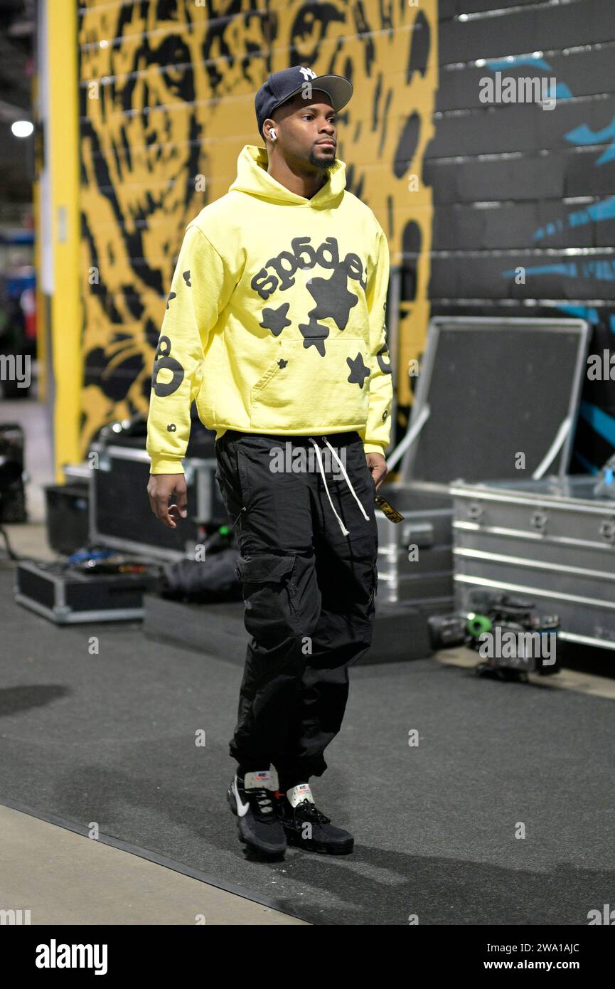 Carolina Panthers wide receiver Ihmir Smith-Marsette arrives to the ...