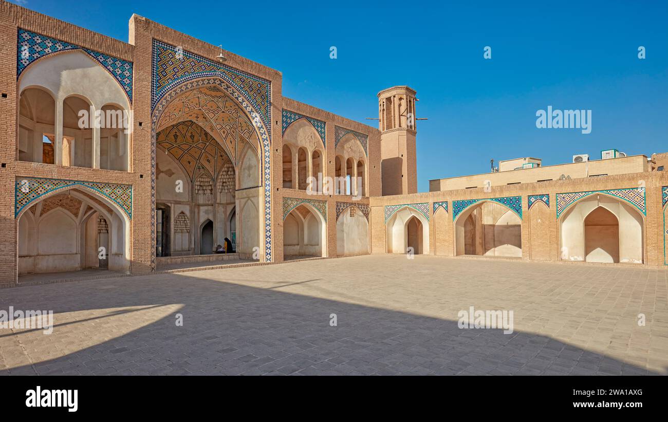 Panoramic view of the main entrance gate of the 18th century Agha ...