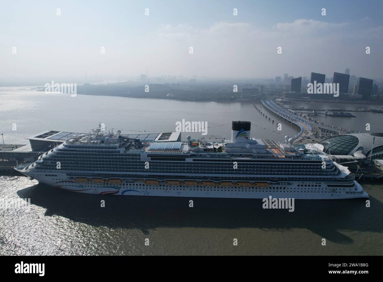 SHANGHAI, CHINA - JANUARY 1, 2024 - Adora Cruises, the first Chinese ...