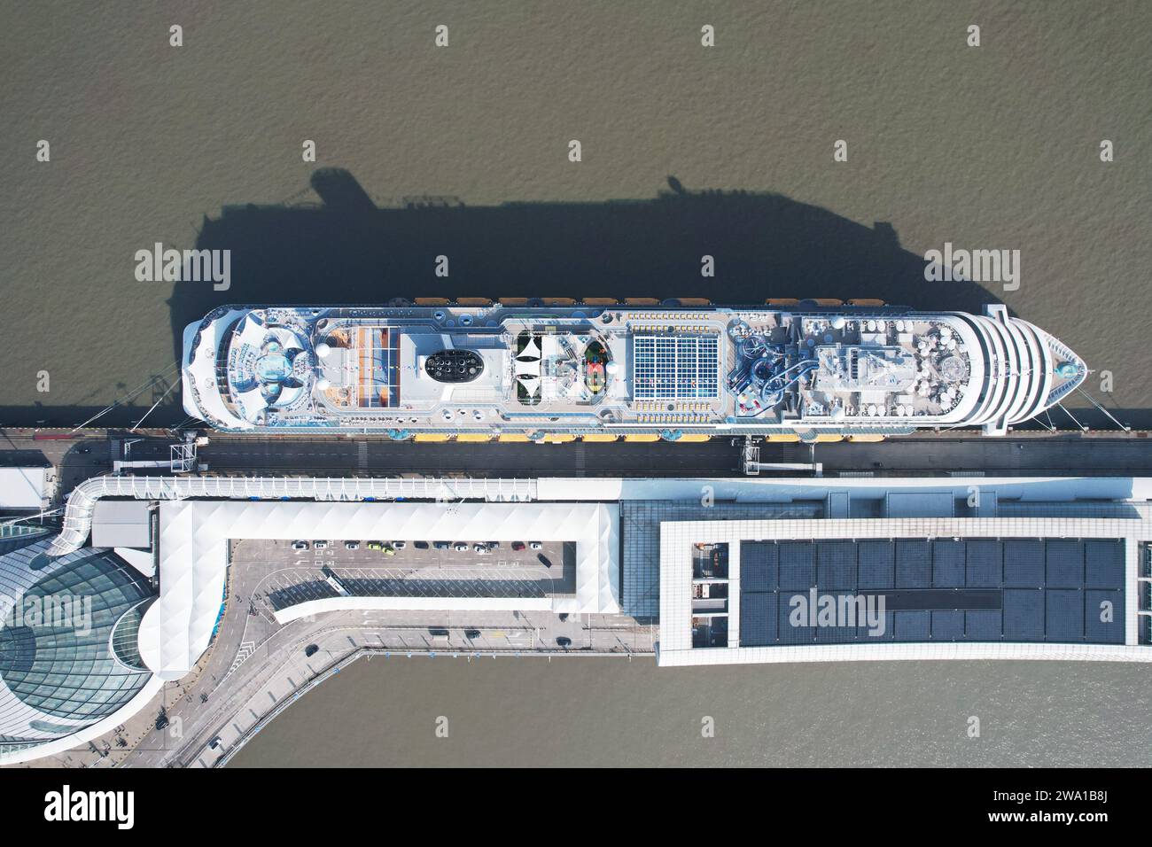 SHANGHAI, CHINA - JANUARY 1, 2024 - Adora Cruises, the first Chinese ...
