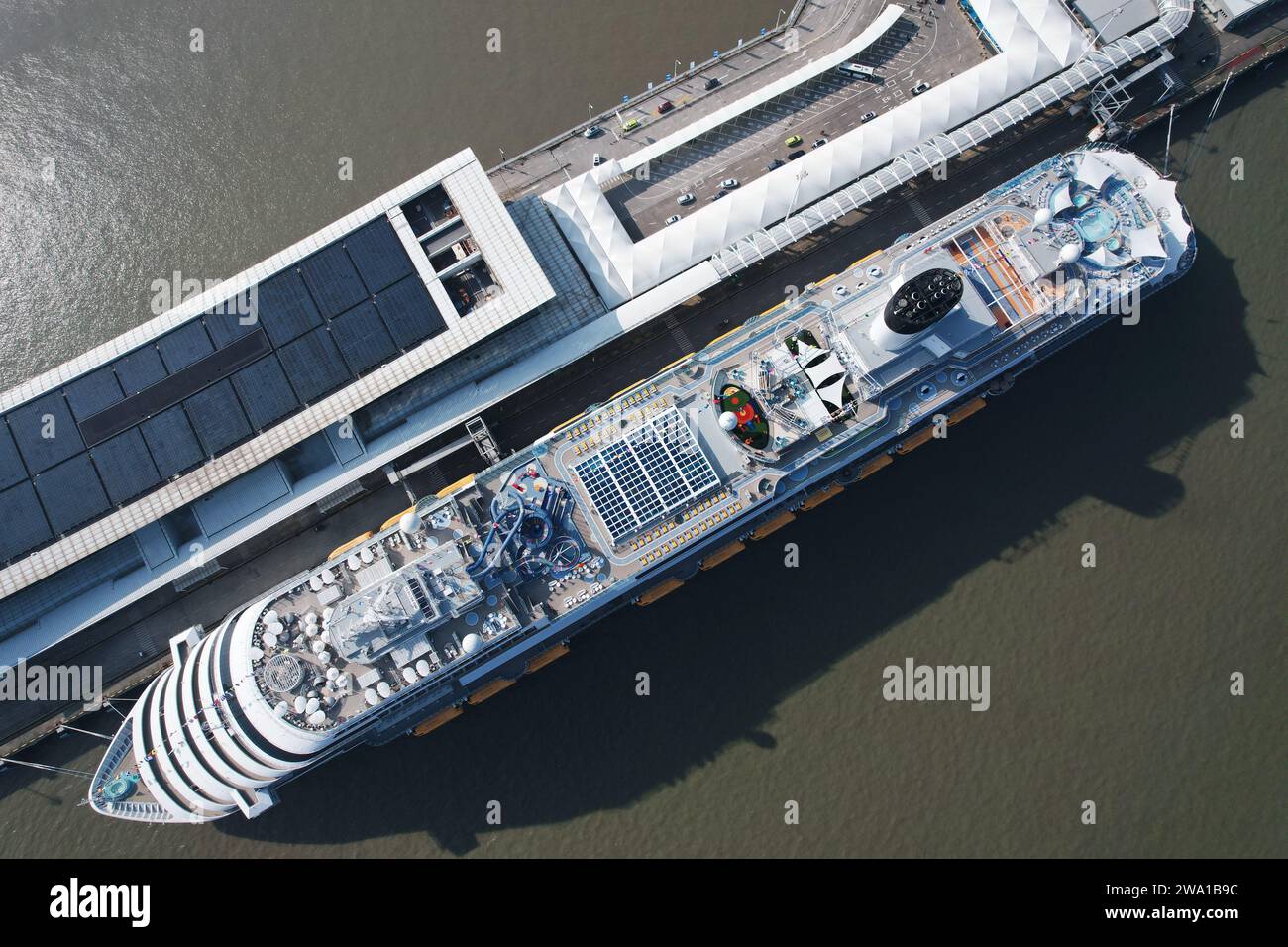 SHANGHAI, CHINA - JANUARY 1, 2024 - Adora Cruises, the first Chinese ...