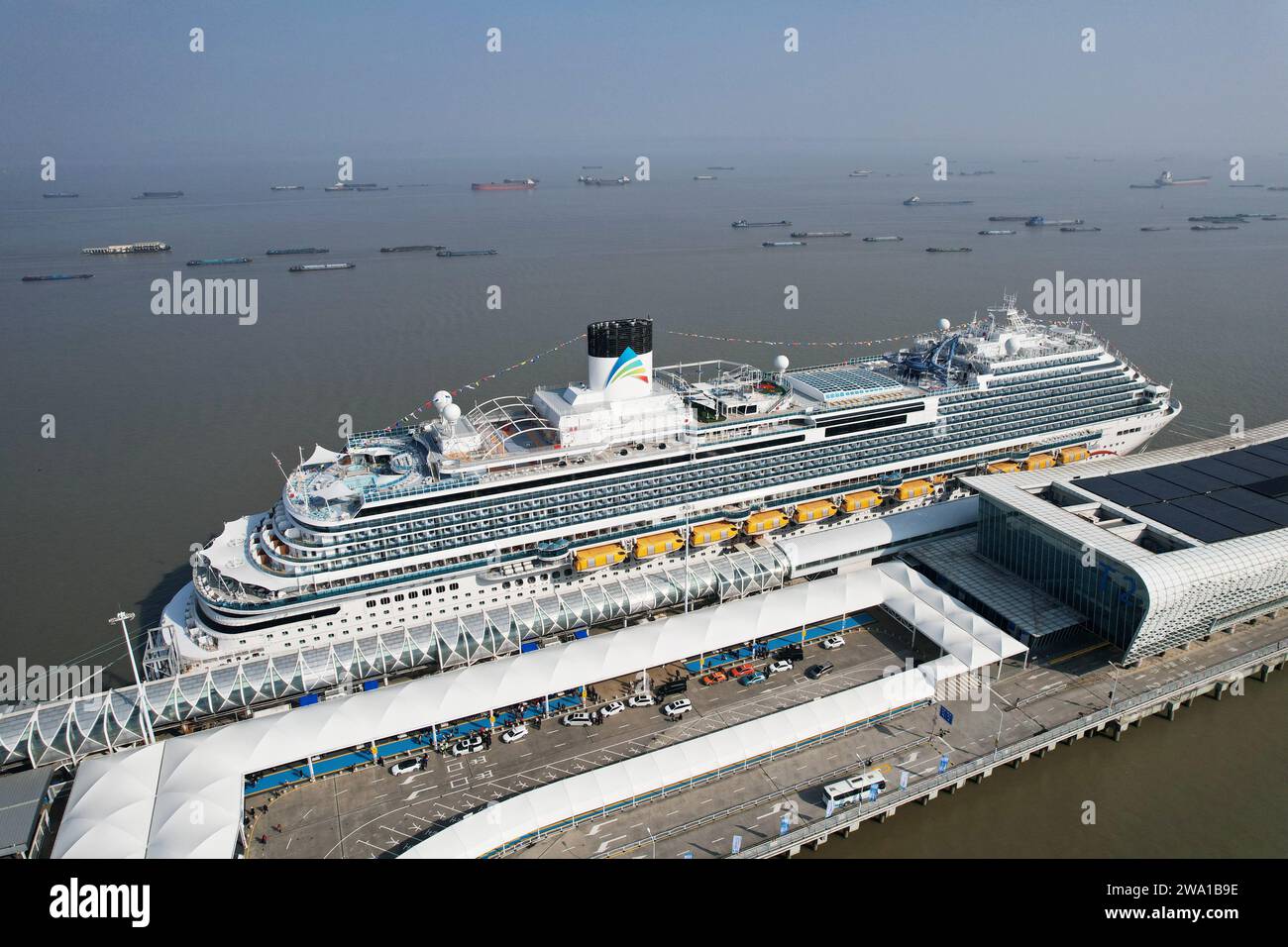 SHANGHAI, CHINA - JANUARY 1, 2024 - Adora Cruises, the first Chinese ...