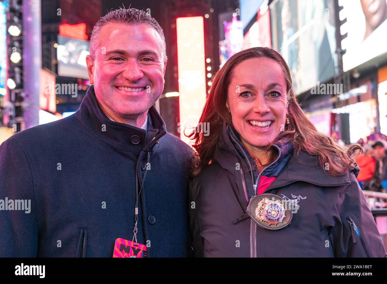 New York, United States. 31st Dec, 2023. NYPD Sergeant Stephen Tomasulo ...