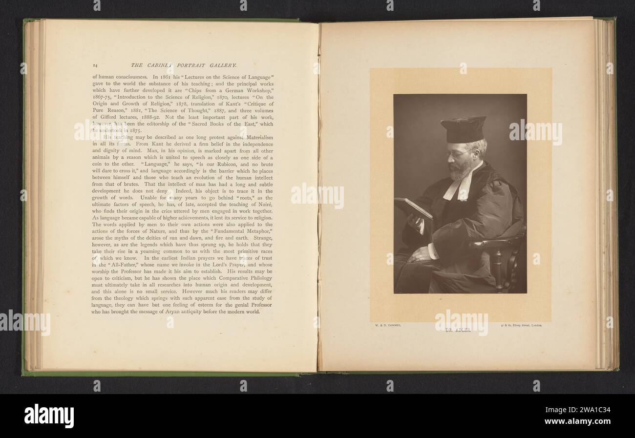 PortraT van Hermann Adler, William & Daniel Downey, 1892 ...