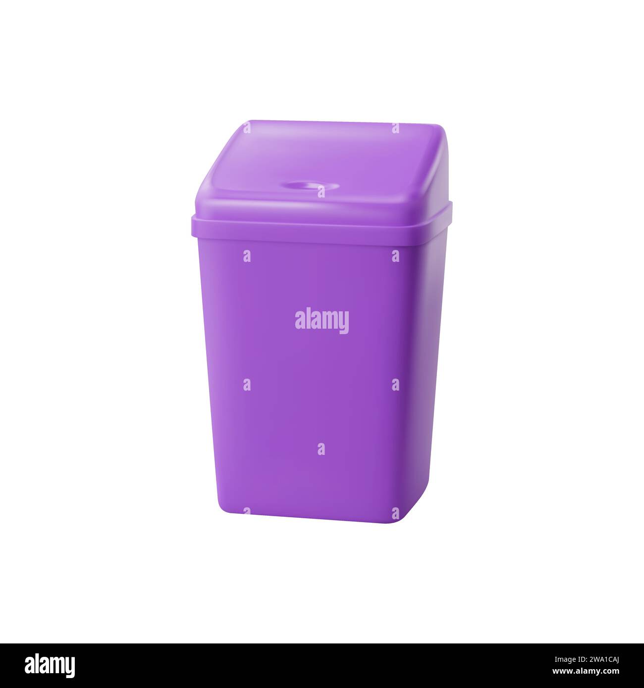 Realistic bucket, plastic container and bin. Isolated 3d vector durable ...