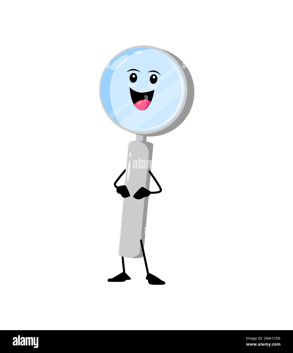 Cartoon magnifying glass hi-res stock photography and images - Alamy