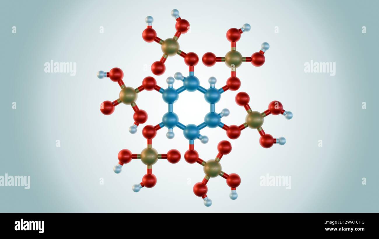 3d atomic structure molecule model hi-res stock photography and images ...