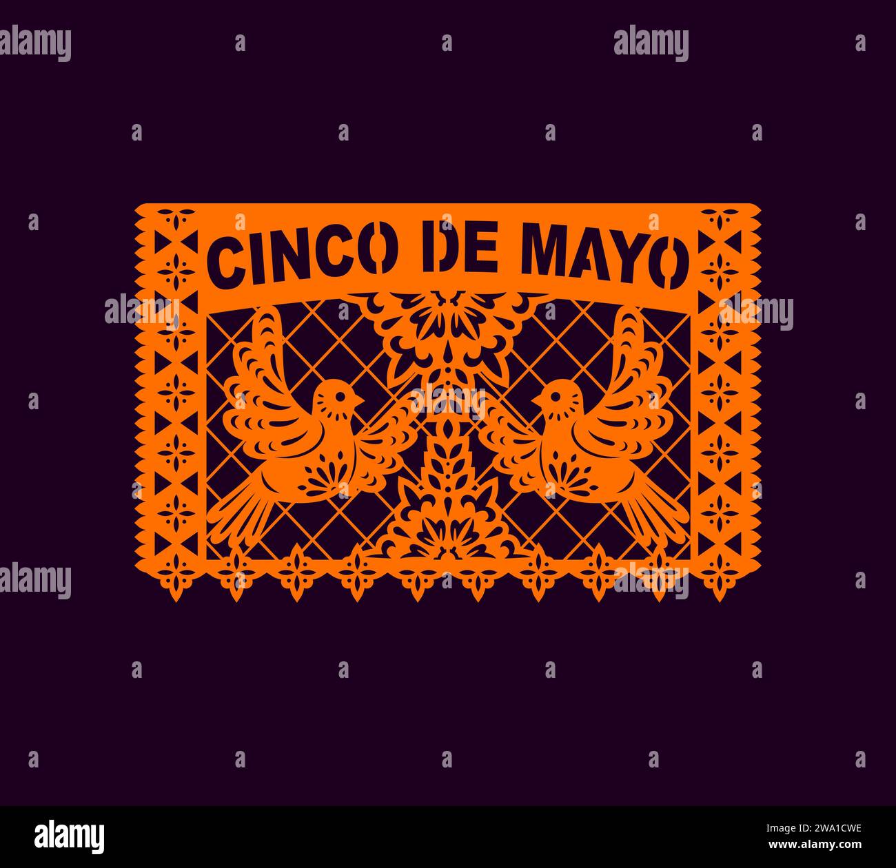 Cinco de Mayo, Day of Dead, Dia de Los Muertos festival decoration ...