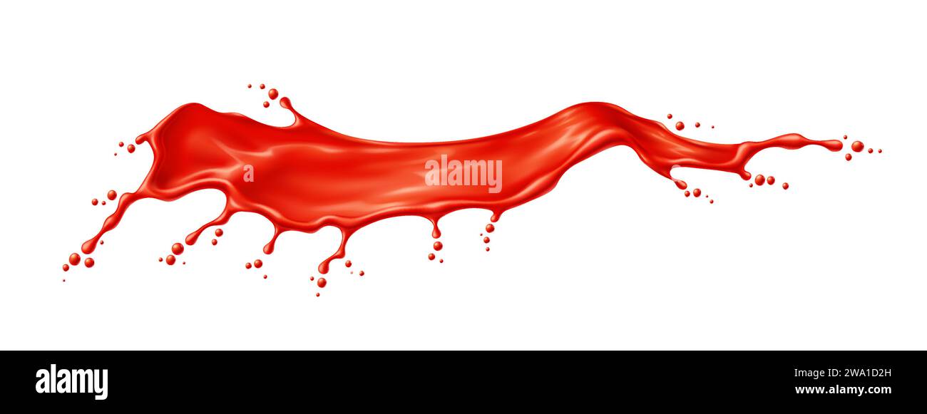 Red sauce drip Stock Vector Images - Alamy